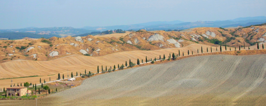 Crete Senese, uma das paisagens mais interessantes da Toscana