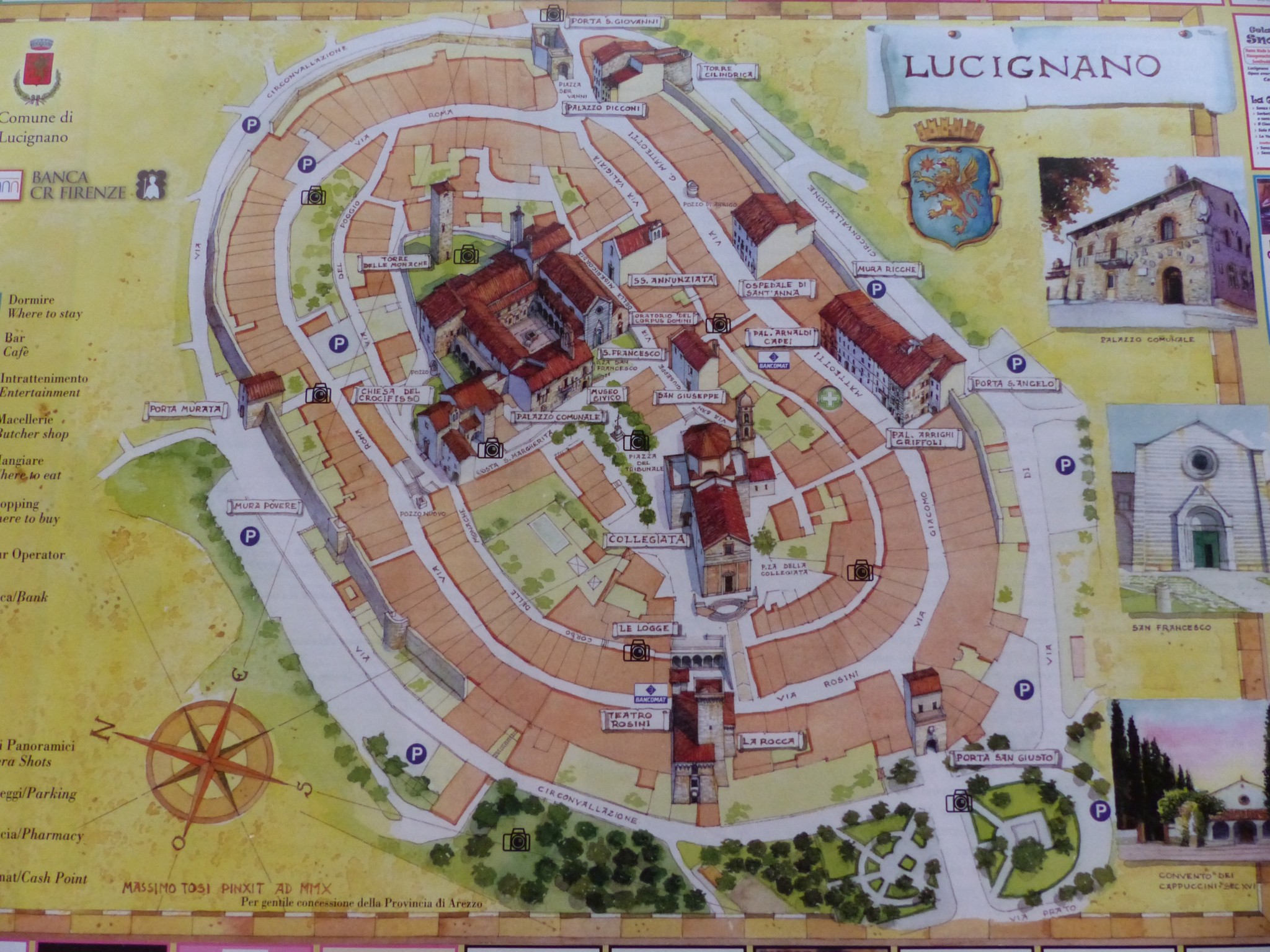 Lucignano, a cidade da árvore do amor